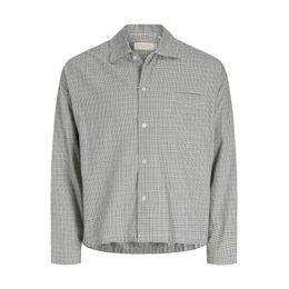 Jack & Jones Jack & Jones Hemd 'JORAustin' Herren Gr&ouml;&szlig;e XL grau / schwarz / wei&szlig;