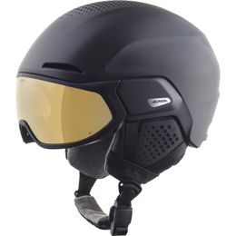 Alpina Alto Q-Lite Helm - Gr&ouml;&szlig;e 55-59 - schwarz