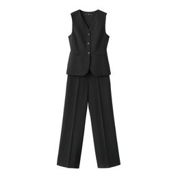 Mango Jumpsuit 'ERIN2' Damen Gr&ouml;&szlig;e L grau / schwarz