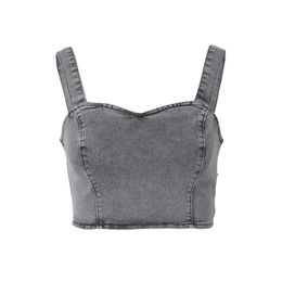 ABOUT YOU Top 'Marei' Damen Gr&ouml;&szlig;e S grey denim
