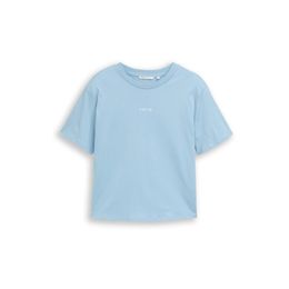 Tom Tailor Denim T-Shirt Damen Gr&ouml;&szlig;e S hellblau / wei&szlig;