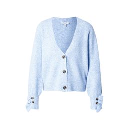 B.Young Strickjacke 'BYOMEA FRILL' Damen Gr&ouml;&szlig;e M hellblau