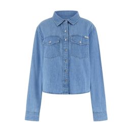 Guess Bluse Damen Gr&ouml;&szlig;e M blue denim