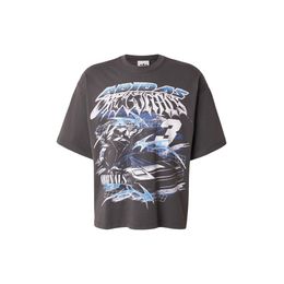adidas originals T-Shirt 'GRUNGE' Herren Gr&ouml;&szlig;e XL hellblau / schwarz / wei&szlig;