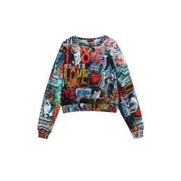 Desigual Sweatshirt Damen Gr&ouml;&szlig;e S bunt