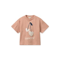 Liewood T-Shirt 'Tyler Placet' Jungen Gr&ouml;&szlig;e 98/104 hellbeige / dunkelblau / puder