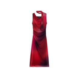 Desigual Kleid Damen Gr&ouml;&szlig;e 36 rot / schwarz Winterkleid
