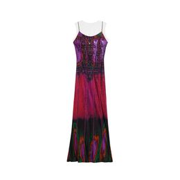 Desigual Kleid Damen Gr&ouml;&szlig;e 38 lila / rot / wei&szlig; Winterkleid