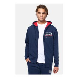 Lonsdale Herren Kapuzensweatjacke mit Rei&szlig;verschluss normale Passform LINTMILL