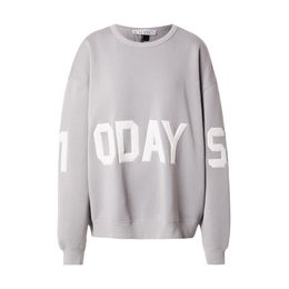 10DAYS Sweatshirt Damen Gr&ouml;&szlig;e XS hellgrau / wei&szlig;