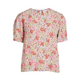 Vila Bluse 'VIKikki Damen Gr&ouml;&szlig;e XXL pastellblau / gr&uuml;n / rosa / rot
