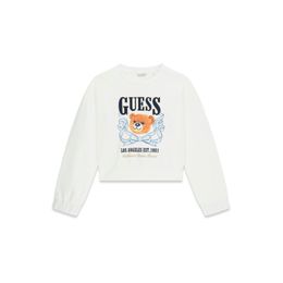 Guess Sweatshirt M&auml;dchen Gr&ouml;&szlig;e 128 hellblau / dunkelblau / pueblo / wei&szlig;