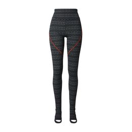PATRIZIA PEPE Leggings female size L Orange / Black / White