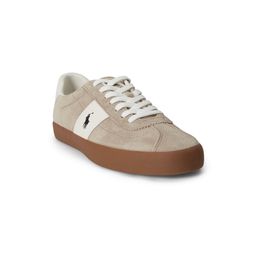 Polo Ralph Lauren Sneaker 'COURT' Herren Gr&ouml;&szlig;e 46 beige / wollwei&szlig; Sommerschuhe