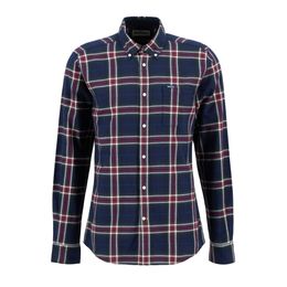 Barbour Hemd 'Crossfell' Herren Gr&ouml;&szlig;e L blau / burgunder / wei&szlig;
