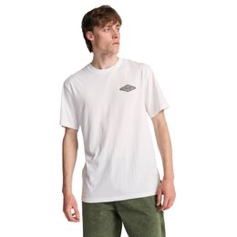 Billabong Shirt 'Crayon Wave' male size M Turquoise / Light orange / Pastel red / White