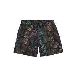 Billabong Sportbadeshorts 'Vacay' Jungen Gr&ouml;&szlig;e 176 himmelblau / flieder / apricot / schwarz