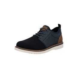Rieker Athletic Lace-Up Shoes male size 47 marine blue / Sapphire / Brown