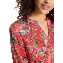 Heine Witt Damen Blusenshirt mit Paisley-Print, erdbeere-bedruckt, Gr&ouml;&szlig;e 50