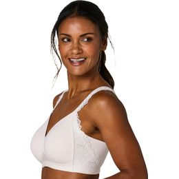 Naturana Damen Schalen-BH ohne B&uuml;gel, ecru, Gr&ouml;&szlig;e 90B