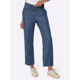 WITT Damen Culotte aus Lyocell, blue-bleached, Gr&ouml;&szlig;e 36