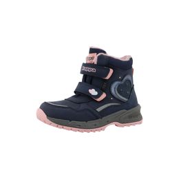 Kappa Stiefel 'Osano' M&auml;dchen Gr&ouml;&szlig;e 32 marine / blue denim / grau / rosa