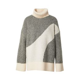 Pieces Pullover 'PCLINNA' Damen Gr&ouml;&szlig;e S dunkelgr&uuml;n / offwhite / wollwei&szlig;