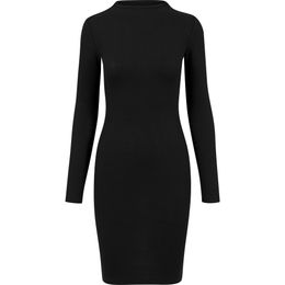Urban Classics ' Ladies Rib Dress ' Damen Gr&ouml;&szlig;e 36 schwarz Winterkleid