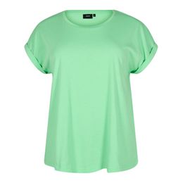 ZIZZI T-Shirt 'Mkatja' Damen Gr&ouml;&szlig;e 11XL/12XL hellgr&uuml;n