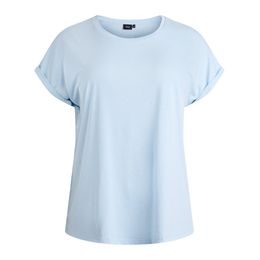 ZIZZI T-Shirt 'MKatja' Damen Gr&ouml;&szlig;e 5XL/6XL hellblau