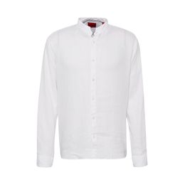 HUGO Button Up Shirt 'Elvory' male size XL White