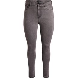 ZIZZI Jeans 'Amy' Damen Gr&ouml;&szlig;e 52 grey denim