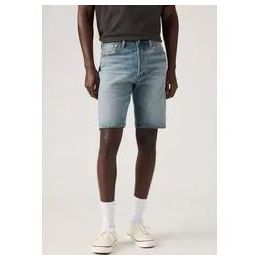 Levi's Bermudas LEVI'S "501 ORIGINAL SHORTS", Herren, Gr. 38, N-Gr, on the way shorts, Denim/Jeans, Obermaterial: 99% Baumwolle, 1% Elasthan, unifarben, normal kniefrei, Hosen Bermudas, Jeans-Bermudas mit Stretch, der Klassiker 501 ORIGINAL