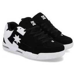 Sneaker DC Shoes "Command", Herren, Gr. 9(40,5), schwarz, wei&szlig;, Obermaterial:52.53% Leder + 47.47% Synthetic;, Schuhe Sneaker