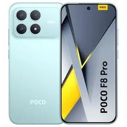 Xiaomi Smartphone "POCO F8 Pro", Energieeffizienz: A (A-G), blau, 256 GB, Mobiltelefone
