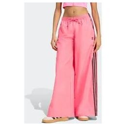Sporthose Adidas ORIGINALS "ADICOLOR FIREBIRD OVERSIZED", Herren, Gr. M, N-Gr, lucid pink, schwarz, normal, gr., Obermaterial: 100% Polyester, Hosen Sporthose