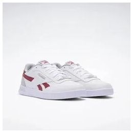 Sneaker Reebok CLASSIC "Reebok COURT ADVANCE", Herren, Gr. 37, ftwrwei&szlig;, retrorot, grau1, Synthetik, Schuhe Sneaker
