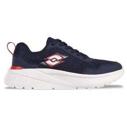 Sneaker Lotto, Damen, Gr. 38, blau (navy, rot), Kunstfaser, Synthetik, mehrfarbig, Schuhe Sneaker, - besonders leicht & bequem