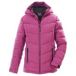 Steppjacke Killtec "KOW 261 WMN QLTD JCKT", Damen, Gr. 42, himbeere, Obermaterial: 100% Polyester;Futter: 100% Polyester;F&uuml;llung: 100% Polyester, Jacken Steppjacke, Gef&uuml;tterte Steppjacke, wasserabweisend, winddicht, Kapuze mit Schirm
