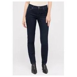 5-Pocket-Jeans Angels "CICI", Damen, Gr. 48, L&auml;nge 28, blau (night blau), Denim/Jeans, Obermaterial: 77% Baumwolle, 21% Polyester, 2% Elasthan, slim fit, Jeans 5-Pocket-Jeans, aus sportivem Denim