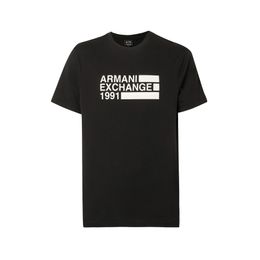 Armani Exchange T-Shirt Herren Gr&ouml;&szlig;e S schwarz / wei&szlig;