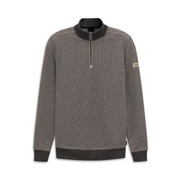 Bugatti Sweatshirt Herren Gr&ouml;&szlig;e S dunkelblau / wei&szlig;