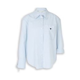 Tom Tailor Bluse Damen Gr&ouml;&szlig;e M pastellblau / pastellgelb / wei&szlig;