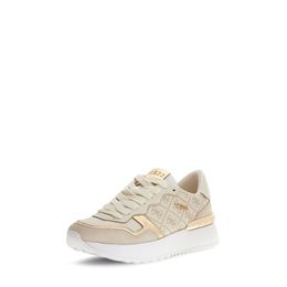 Guess Sneaker 'VINSA5' Damen Gr&ouml;&szlig;e 41 beige / creme / gold