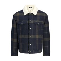 Jack & Jones Premium Jacke Herren Gr&ouml;&szlig;e M navy / khaki / naturwei&szlig; Sommerjacke