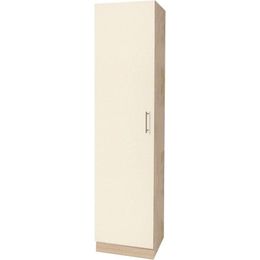 Wiho-K&uuml;chen Seitenschrank WIHO K&Uuml;CHEN, B:50cm H:200cm T:47cm, beige, K&uuml;che, Schr&auml;nke, "Kiel", 50 cm breit