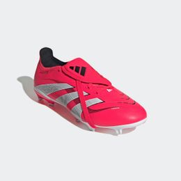 Herren Fu&szlig;ballschuh "PREDATOR LEAGUE FOLD-OVER TONGUE FG/MG", adidas Performance, Gr. 46, rot, Synthetik, Schuhe, f&uuml;r Rasenpl&auml;tze