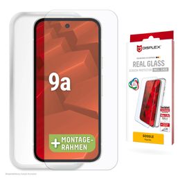 Displex Displayschutzglas "Real Glass Screen Protector inklusive Case", B:9,4cm H:2cm T:19,8mmtransparent, Displayfolien, Displayschutzfolie,