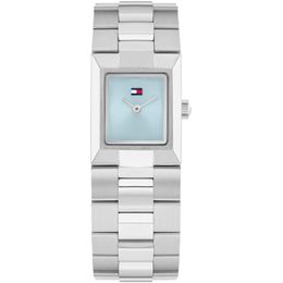 Tommy Hilfiger Damen Quarzuhr "IVY"silberfarben, hellblau, Armbanduhren, Armbanduhr, Damenuhr, Edelstahlarmband, analog