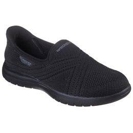 Skechers Damen Slip-On Sneaker "ON-THE-GO FLEX-EXCELLENCY", Gr. 35, schwarz, Textil, unifarben, Schuhe, Slipper, Schlupfschuh mit Memory Foam und